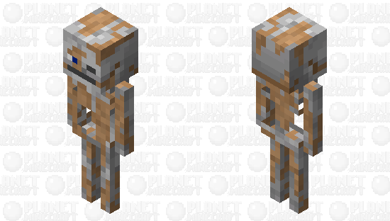 Human-ish Skeleton Minecraft Mob Skin