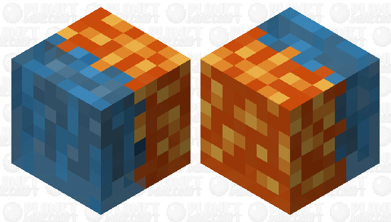 Water and Lava Minecraft Mob Skin