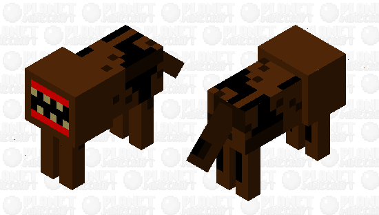 Siren head dog Minecraft Mob Skin