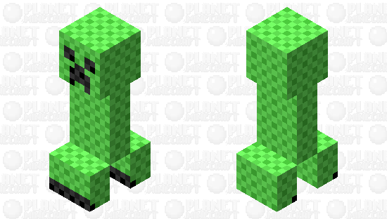 cloth creeper Minecraft Mob Skin
