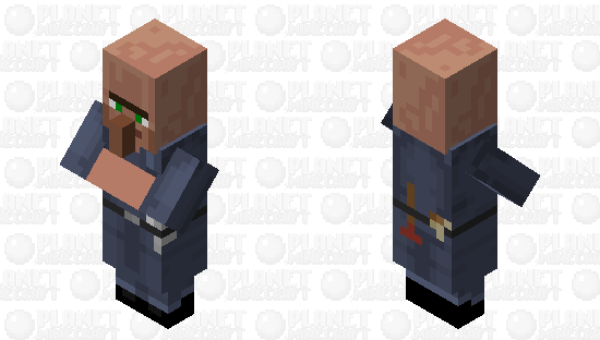 Janitor Villager Minecraft Mob Skin