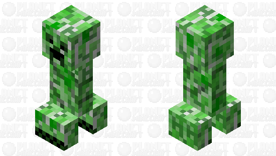 Reverse creeper Minecraft Mob Skin