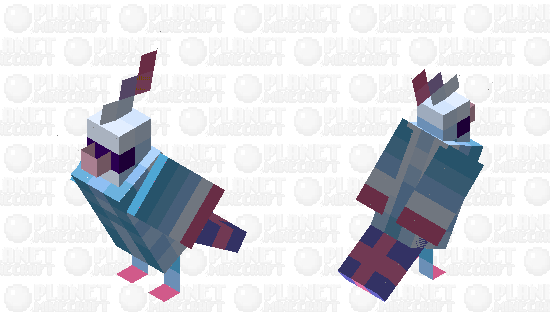 Parxolotl [Grey] - Axolotls. Minecraft Mob Skin