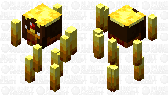 Wild Fire Minecraft Mob Skin