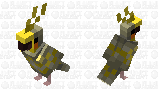 COCKATIEL PEARL Minecraft Mob Skin