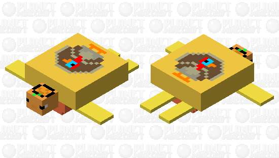 Thanksgiving Turtle Minecraft Mob Skin