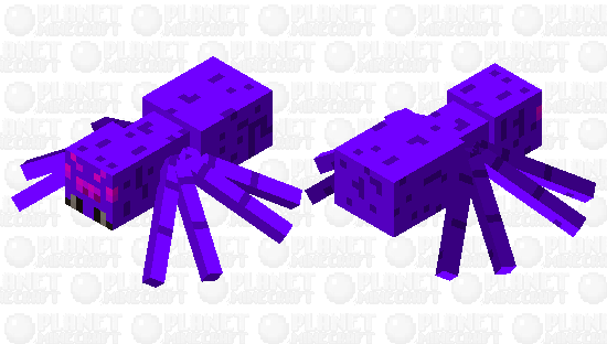 Purple Spider Minecraft Mob Skin