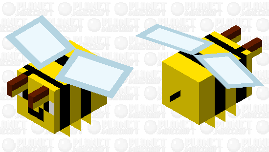 Cute bee Minecraft Mob Skin
