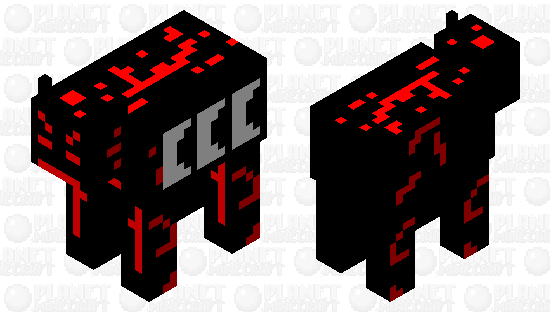 evil cow Minecraft Mob Skin