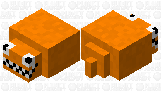 Orange Minecraft Mob Skin