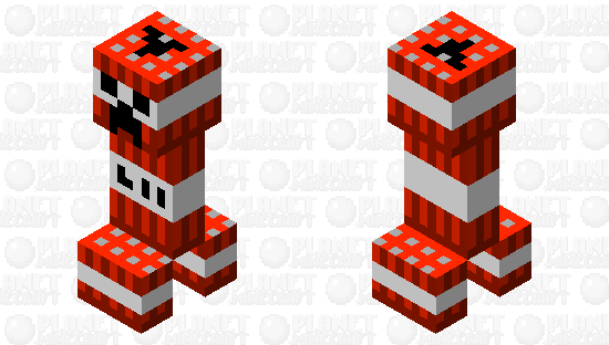 TNT creeper Minecraft Mob Skin