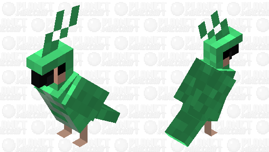 Dollar Parrot Minecraft Mob Skin