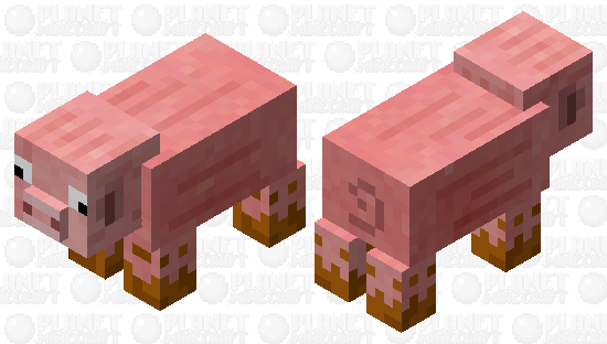 Mud Pigy Minecraft Mob Skin