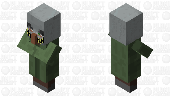 Evillager Mask Minecraft Mob Skin