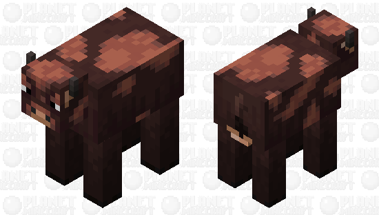 Red spotted cow Minecraft Mob Skin
