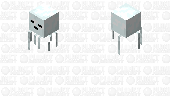 Ghast/Snow Blaze Minecraft Mob Skin
