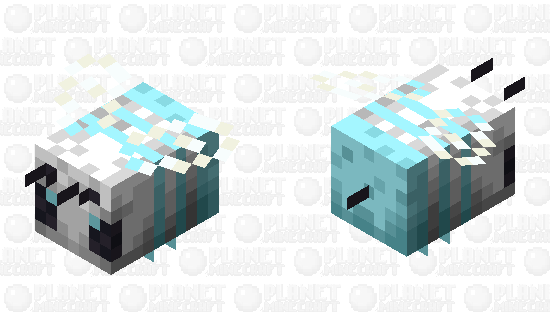 arctic bee Minecraft Mob Skin
