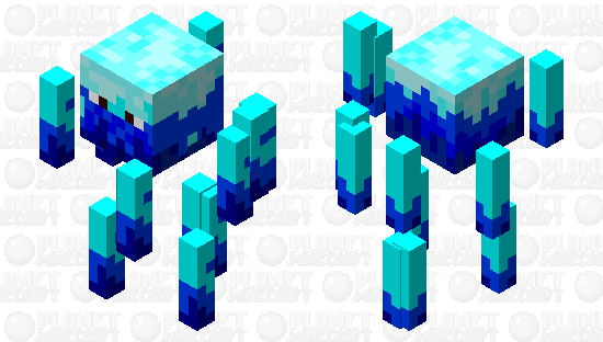 Iced Blaze Minecraft Mob Skin