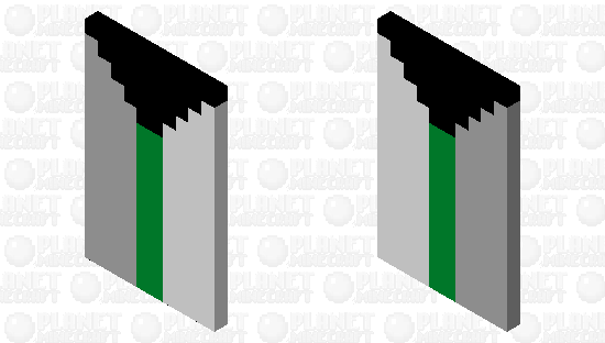 Demiromantic Pride Flag Cape Minecraft Mob Skin