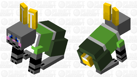 Good Robot Hare (Ну,погоди/Well, just you wait!) Minecraft Mob Skin