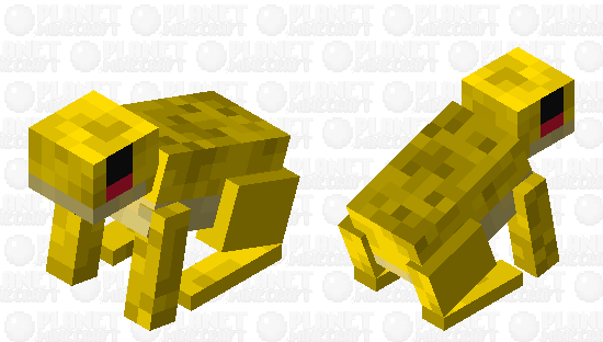 Yellow Froggo Minecraft Mob Skin