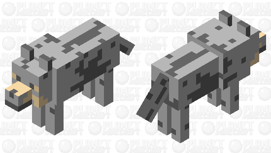 NES wolf Minecraft Mob Skin