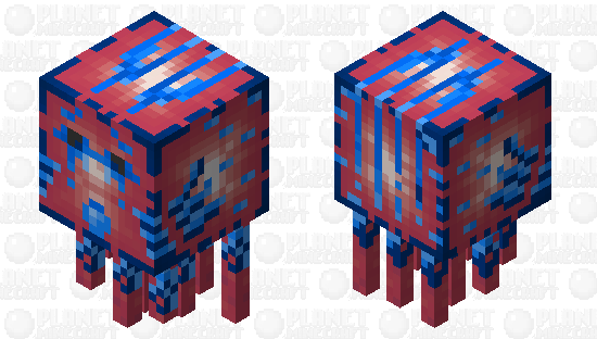 GlacierArts | Soul Fire Ghast Minecraft Mob Skin