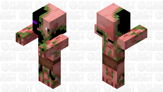 Enderman infected piglin Minecraft Mob Skin