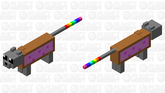 Nyan cat Minecraft Mob Skin