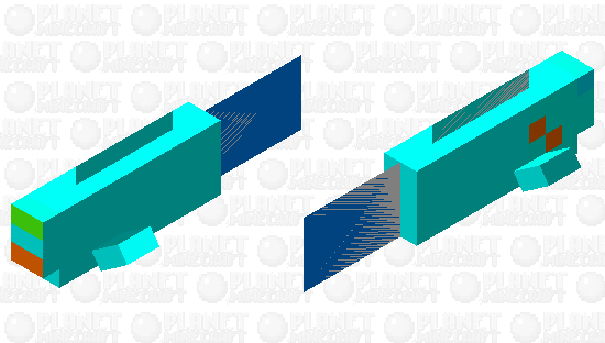 Noob fish Minecraft Mob Skin