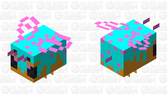 Ice cream bee Minecraft Mob Skin