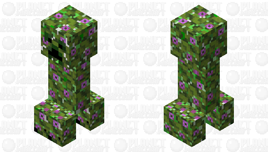 Flowering creeper Minecraft Mob Skin