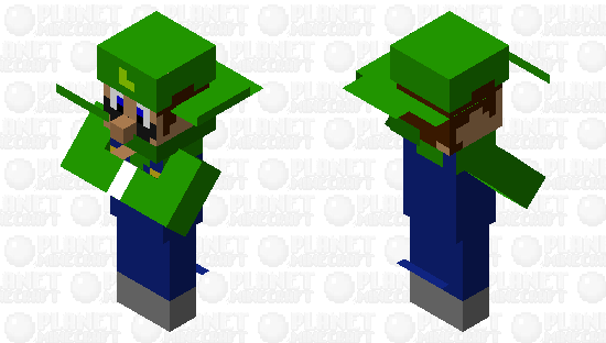 Luigi Minecraft Mob Skin