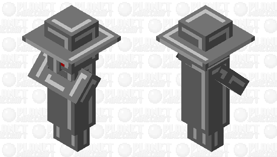 Chrome Villager Minecraft Mob Skin