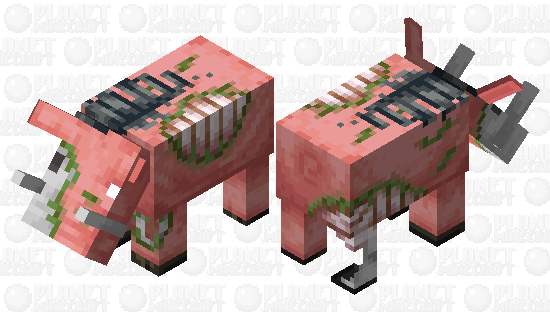 Zoglin Fixed Texture Minecraft Mob Skin