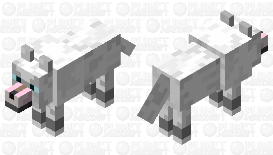 Snow wolf Minecraft Mob Skin