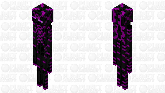 Fractured ender soldier, mysteries of the end Minecraft Mob Skin