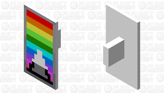 Rainbow Shield Minecraft Mob Skin
