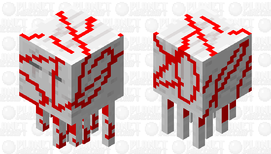 Bloody Ghast Minecraft Mob Skin