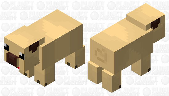 Pug [ Im Back ] Minecraft Mob Skin