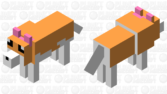 Shiba Inu Minecraft Mob Skin