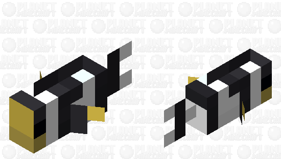 Saddleback Clownfish/Yellowfin Anemonefish Minecraft Mob Skin