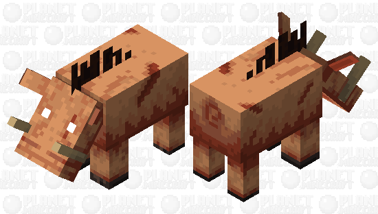 Piglin Beast Texture update credit Xillager and FmWild57 Minecraft Mob Skin
