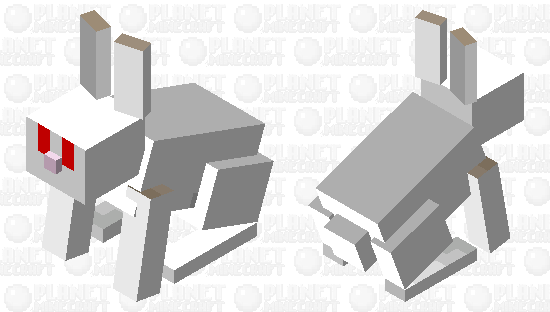 Killer Bunny Minecraft Mob Skin