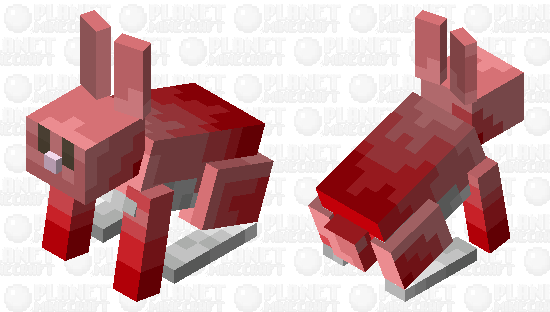 MCC Red Rabbits Minecraft Mob Skin