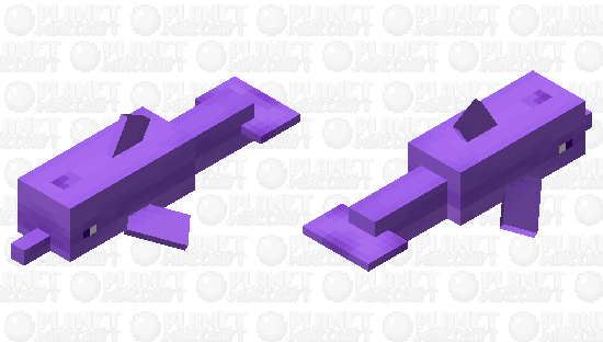 purple dolphin Minecraft Mob Skin