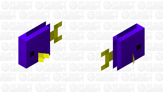 Purple Tang/Yellow-tailed Tang Minecraft Mob Skin
