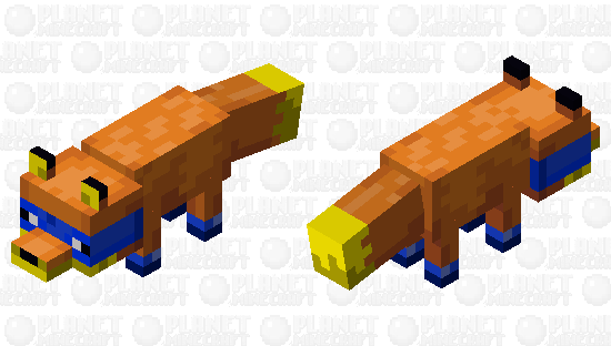 Swiper from dora Fox reskin Minecraft Mob Skin