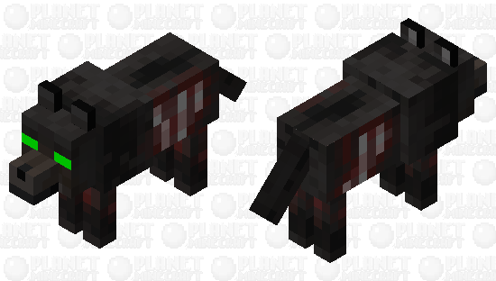 Zombie Wolf Minecraft Mob Skin