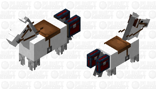 Ghost horse Minecraft Mob Skin